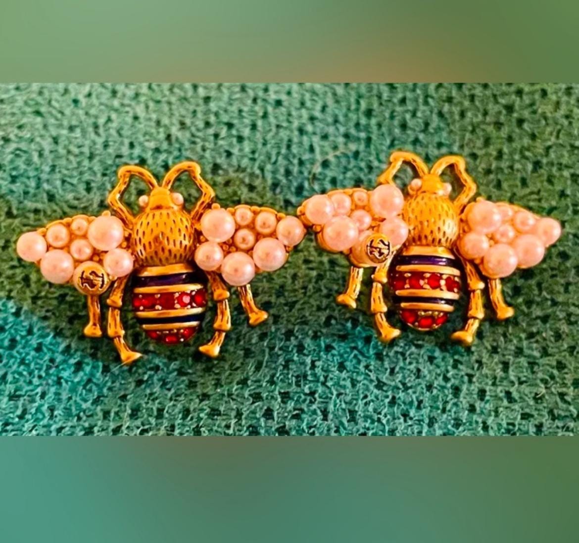 Gucci Bee Earrings - Etsy Gucci Bee Earrings - Etsy