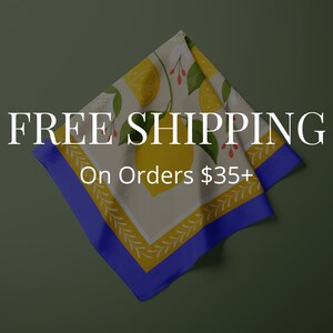 Lemon Print 100% Silk Scarf: Vintage-inspired Hair Wrap - Etsy