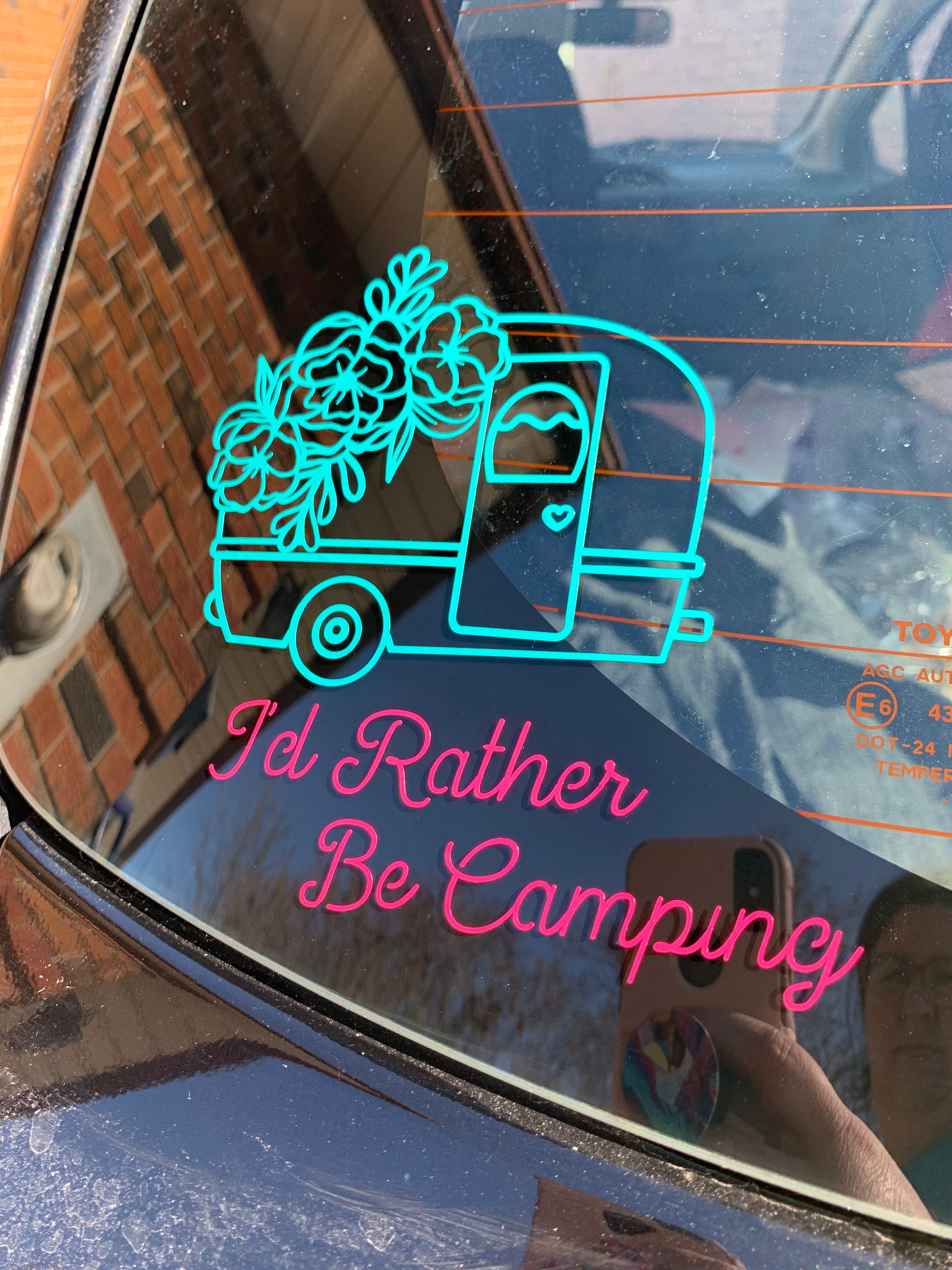 Camping Car Decal - Etsy