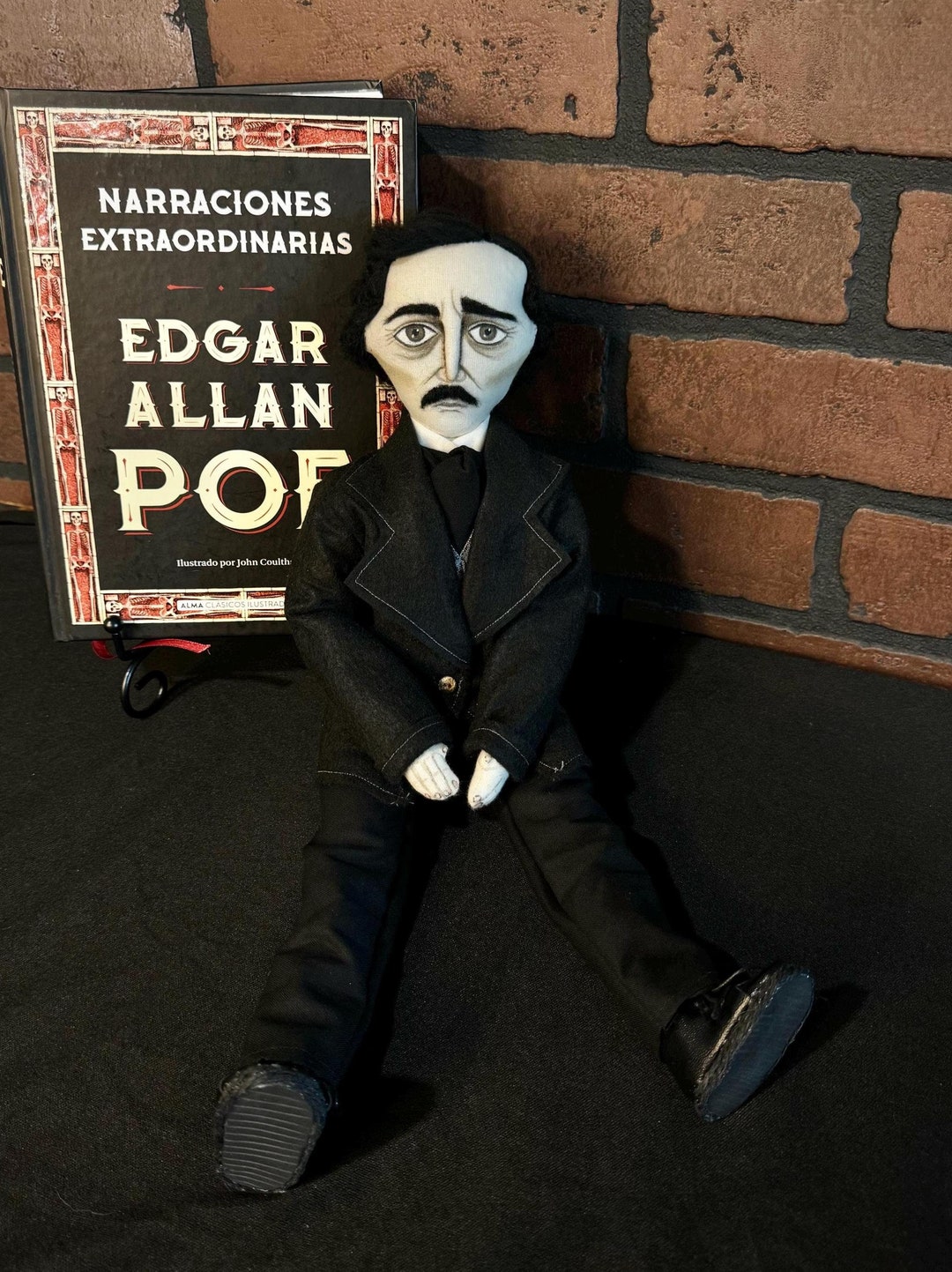Edgar Allan Poe OOAK Doll - Etsy