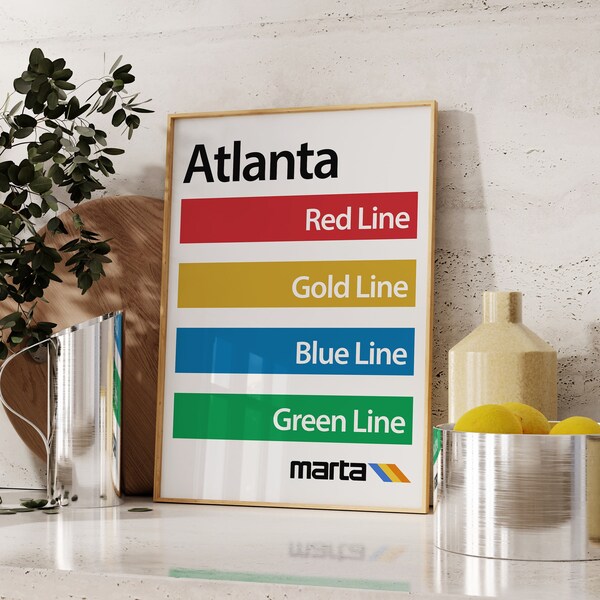 Atlanta Art - Etsy