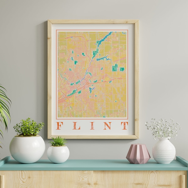 Flint Mi Wall Art - Etsy