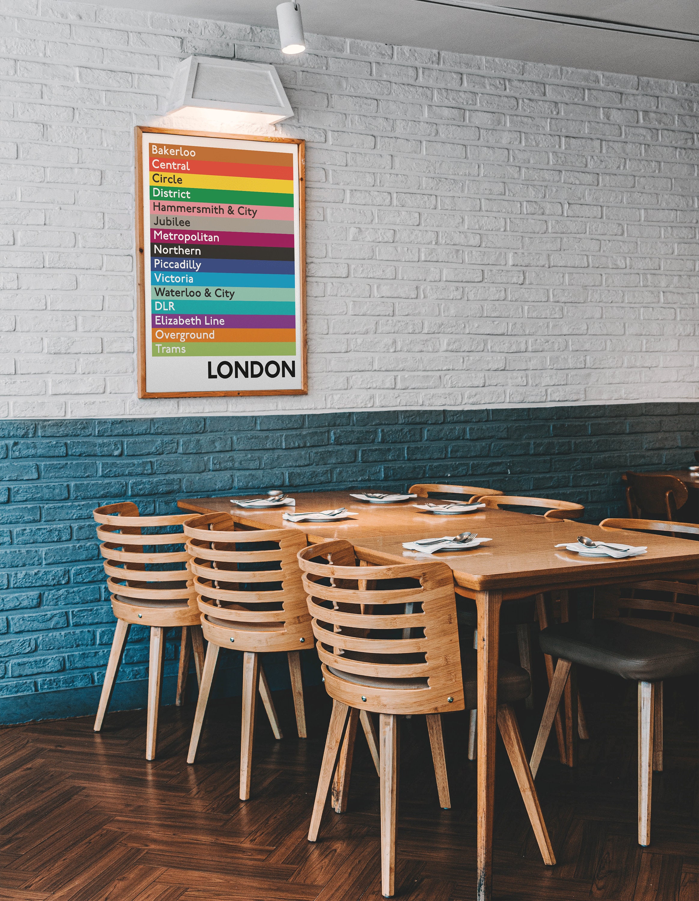 London Underground Poster Elizabeth Line Added London - Etsy