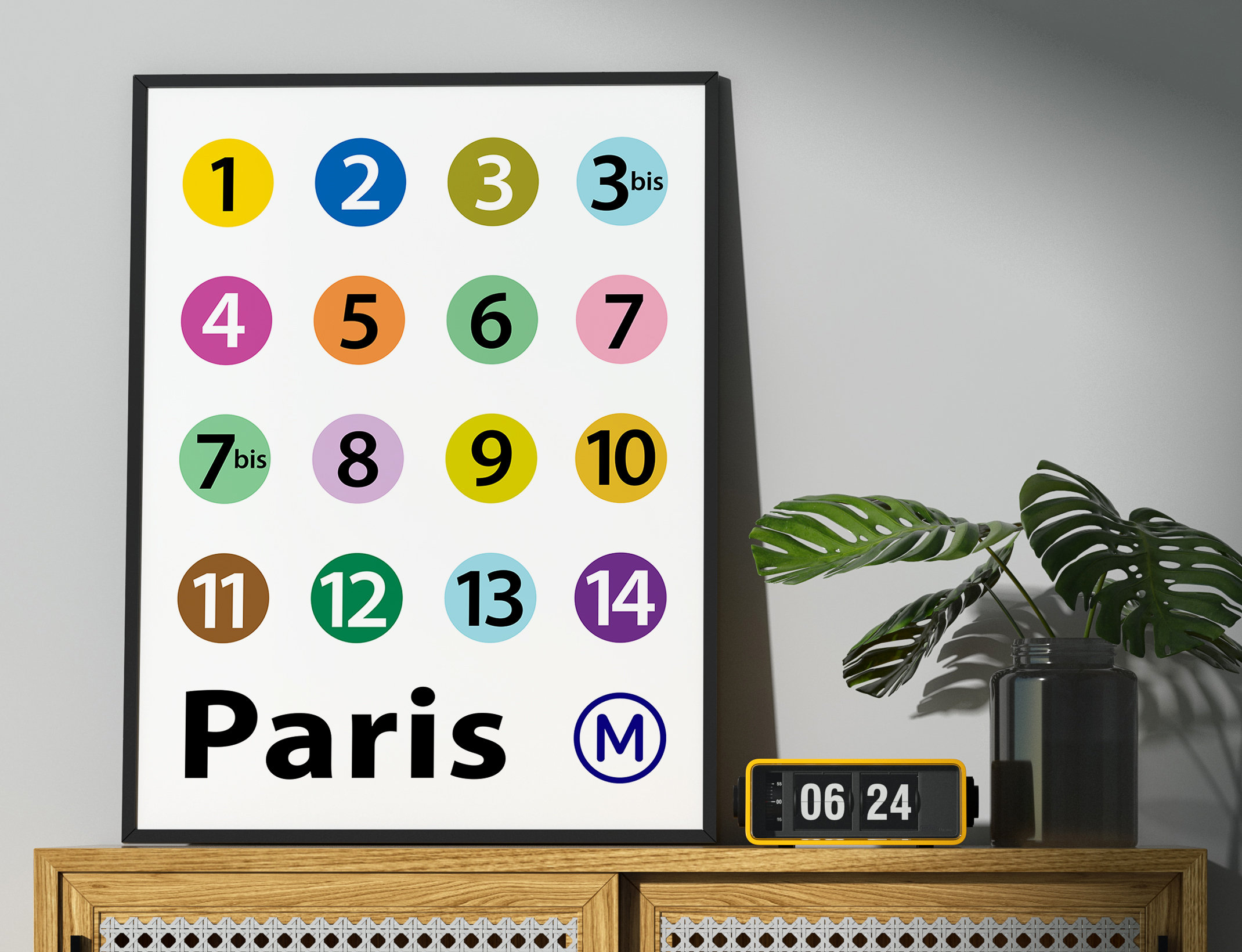 Paris Metro Print of Paris Subway Map of Paris RATP Poster of - Etsy Canada