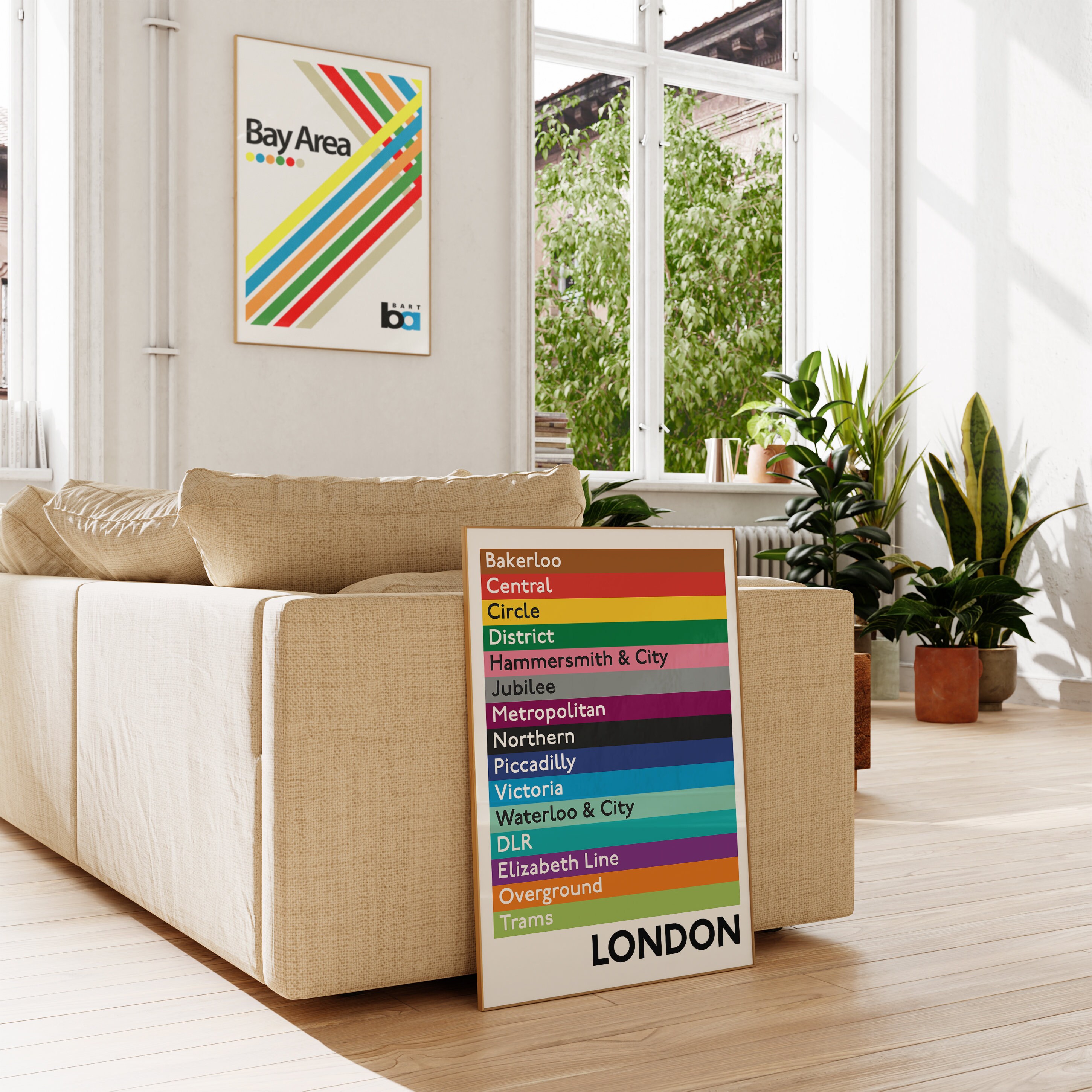 London Underground Poster London Wall Art Print of London - Etsy