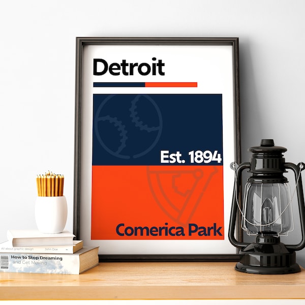 Detroit Poster - Etsy
