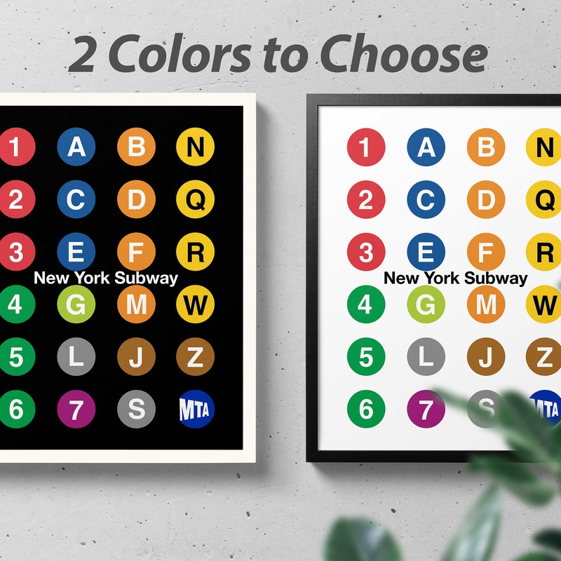 Subway Poster - Etsy