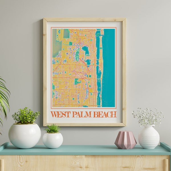 West Palm Beach Florida Wall Art - Etsy