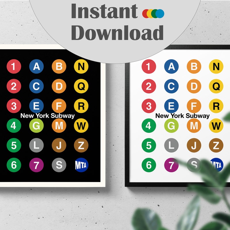 City Subway Art - Etsy