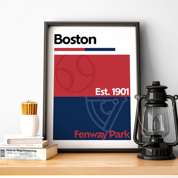 Boston Sports Poster - Etsy