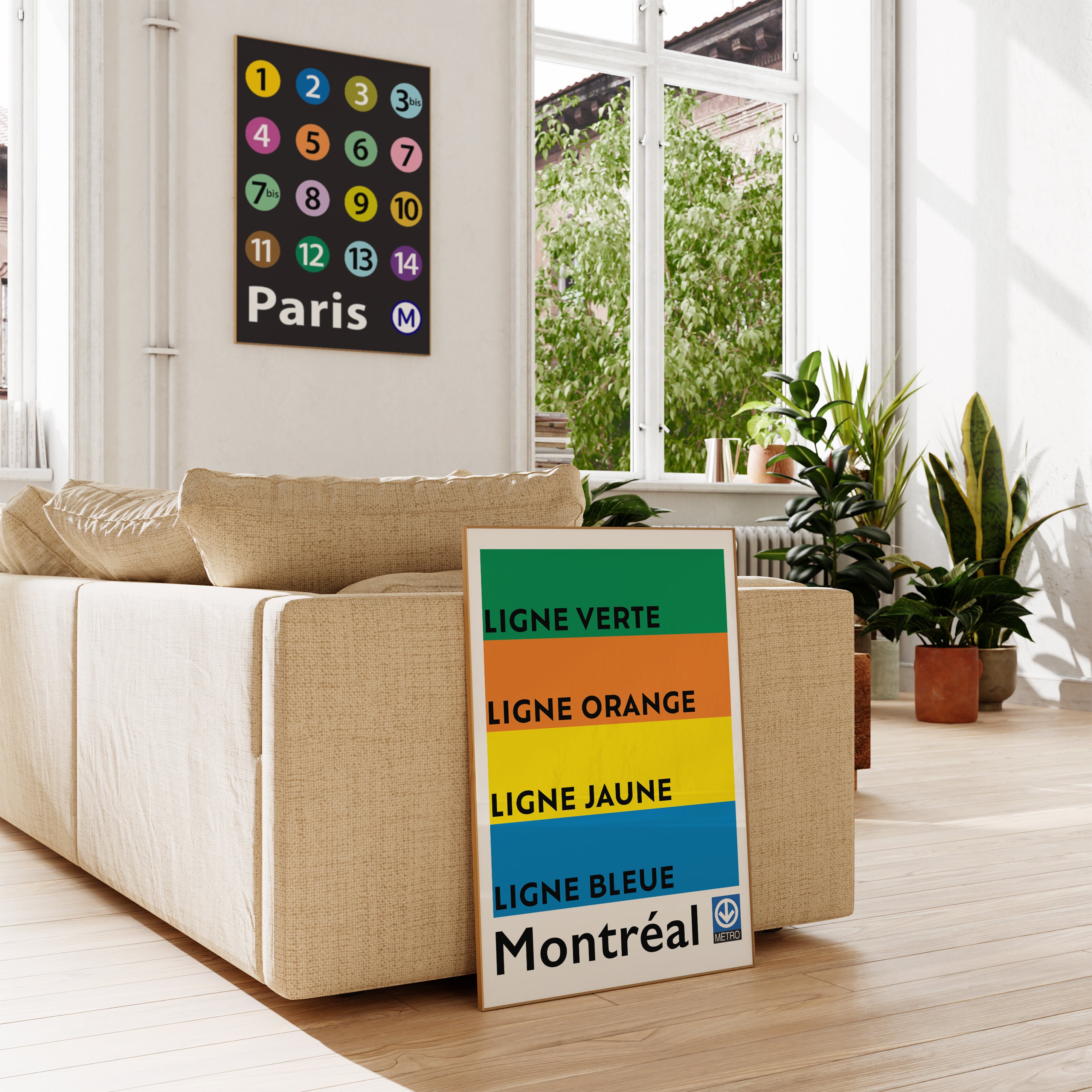 Montreal Metro Print of Montreal Metro Map Poster of Montreal - Etsy