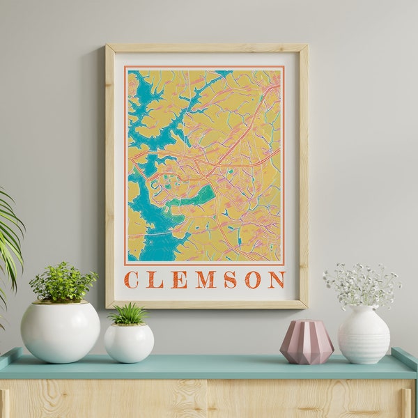 Clemson Art - Etsy