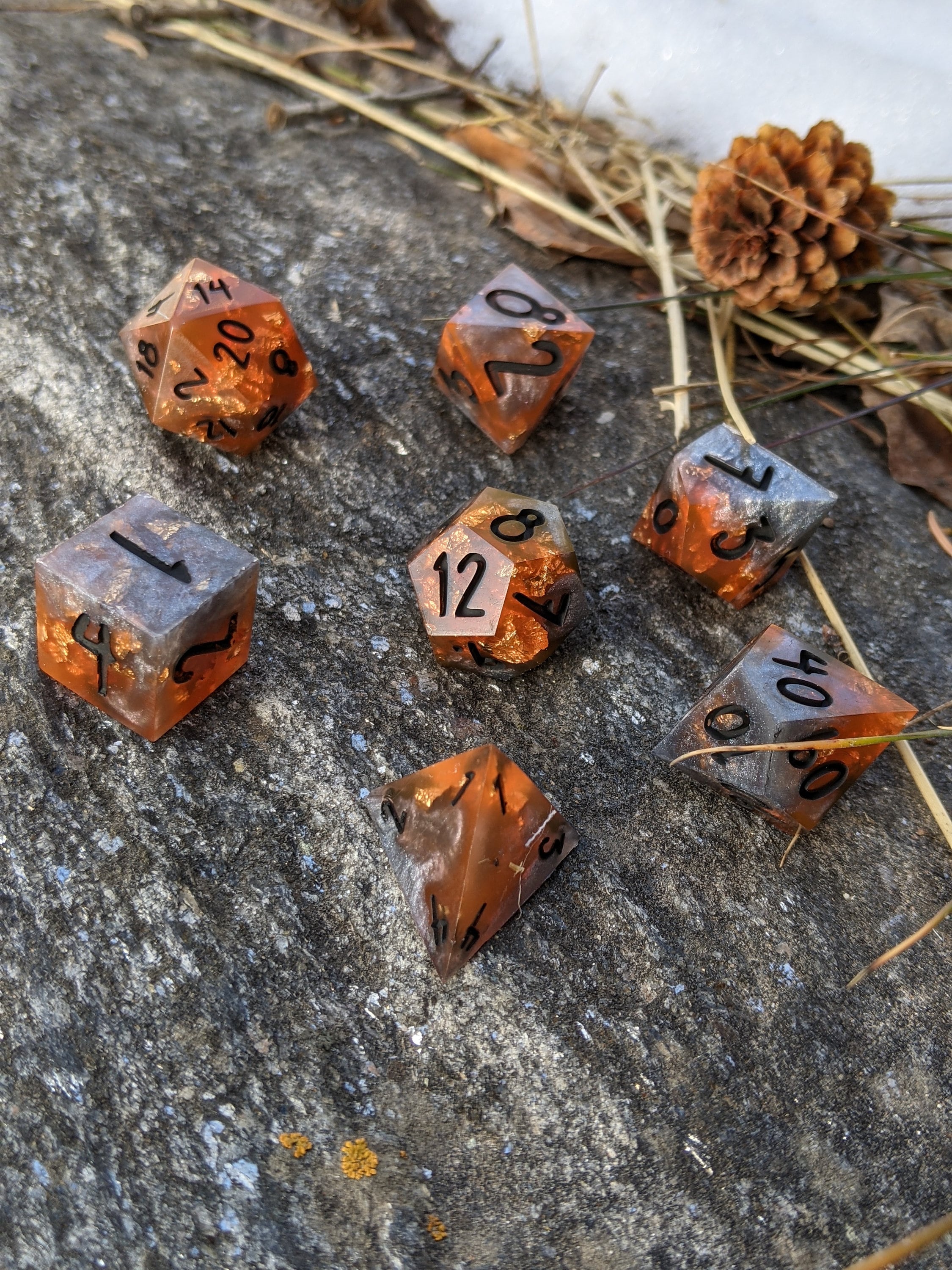 Role Playing Games Toys & Games Games & Puzzles fire pips resin dice ...