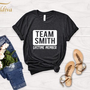 Team Family Lifetime Member Shirt, Family Reunion Tshirt, Custom Family ...