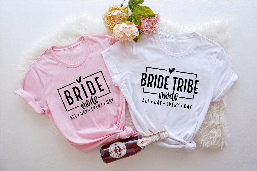 Bride Tribe T-shirt: Bachelorette Party Matching Tee - Etsy