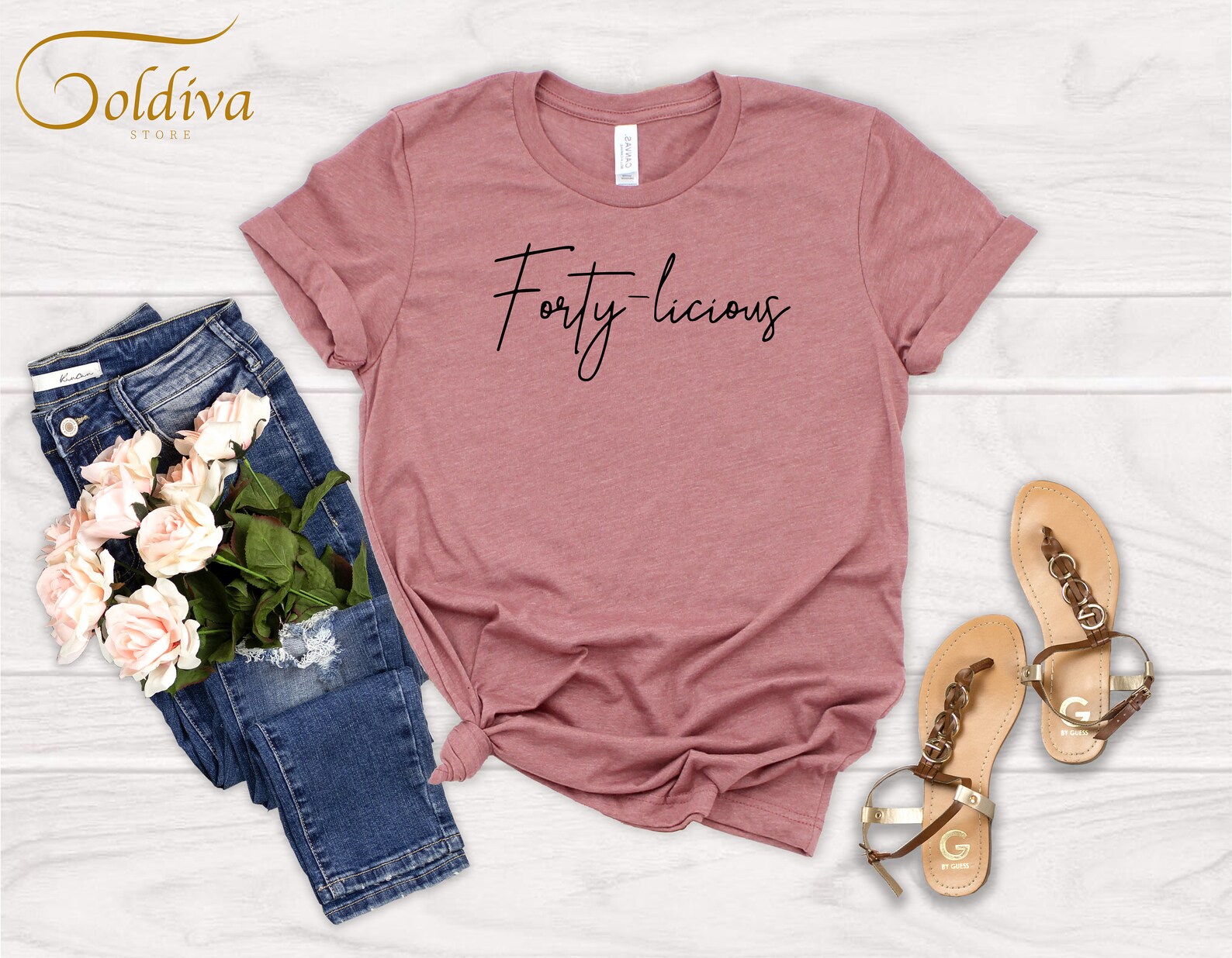 Forty-licious Shirt 40th Birthday Tshirt Birthday Group - Etsy