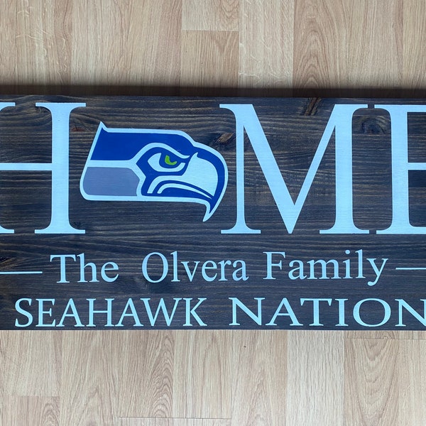 Seahawks Wood Sign - Etsy