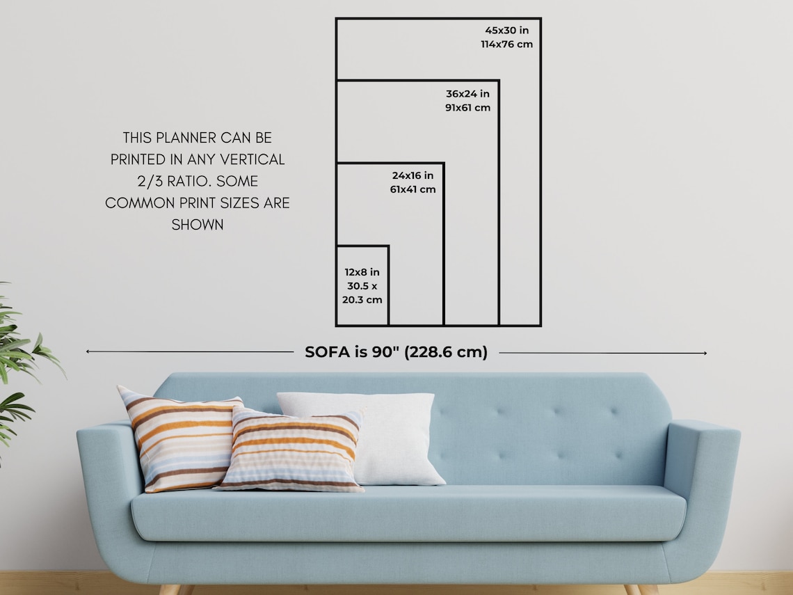 Large 2024 Wall Calendar, Year at a Glance 2024 Calendar, Giant 2024 ...