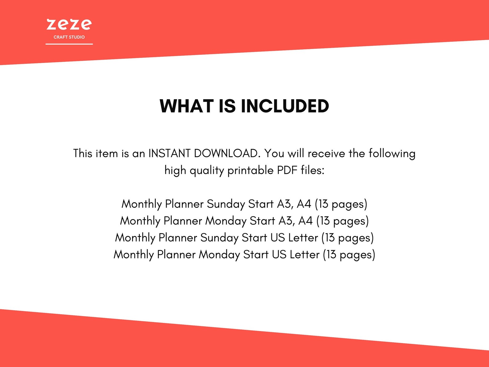 Printable Monthly Blank Calendar, Simple Perpetual Calendar, Portrait ...