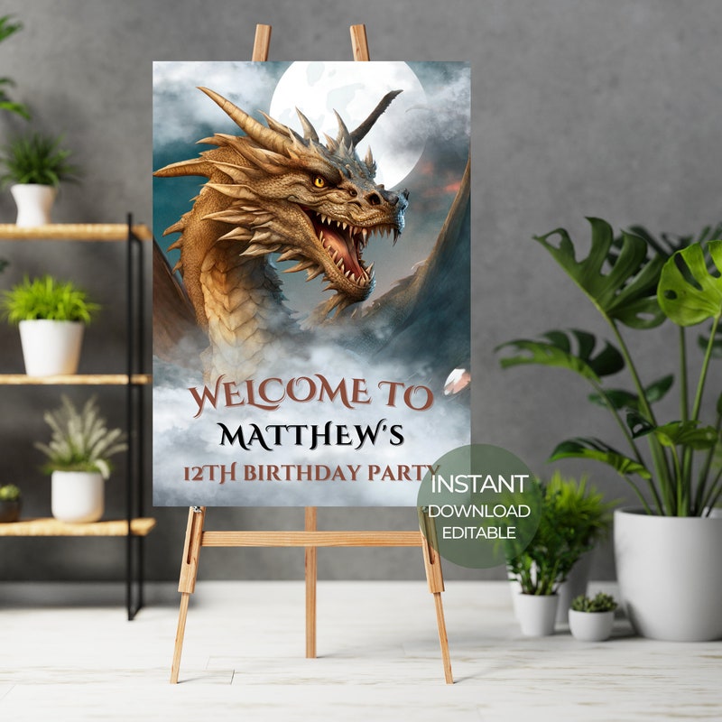 Dragon Birthday - Etsy