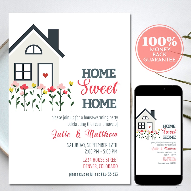House Blessing Invitation - Etsy