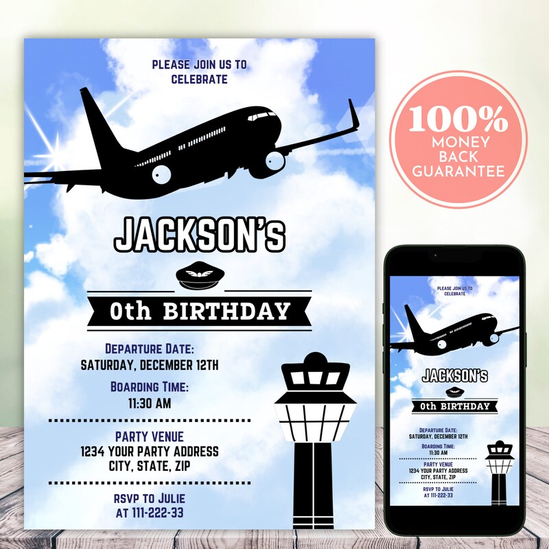 Pilot Retirement Invitation - Etsy