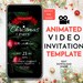 Animated Christmas Party Invitation, Video Christmas Invitation ...