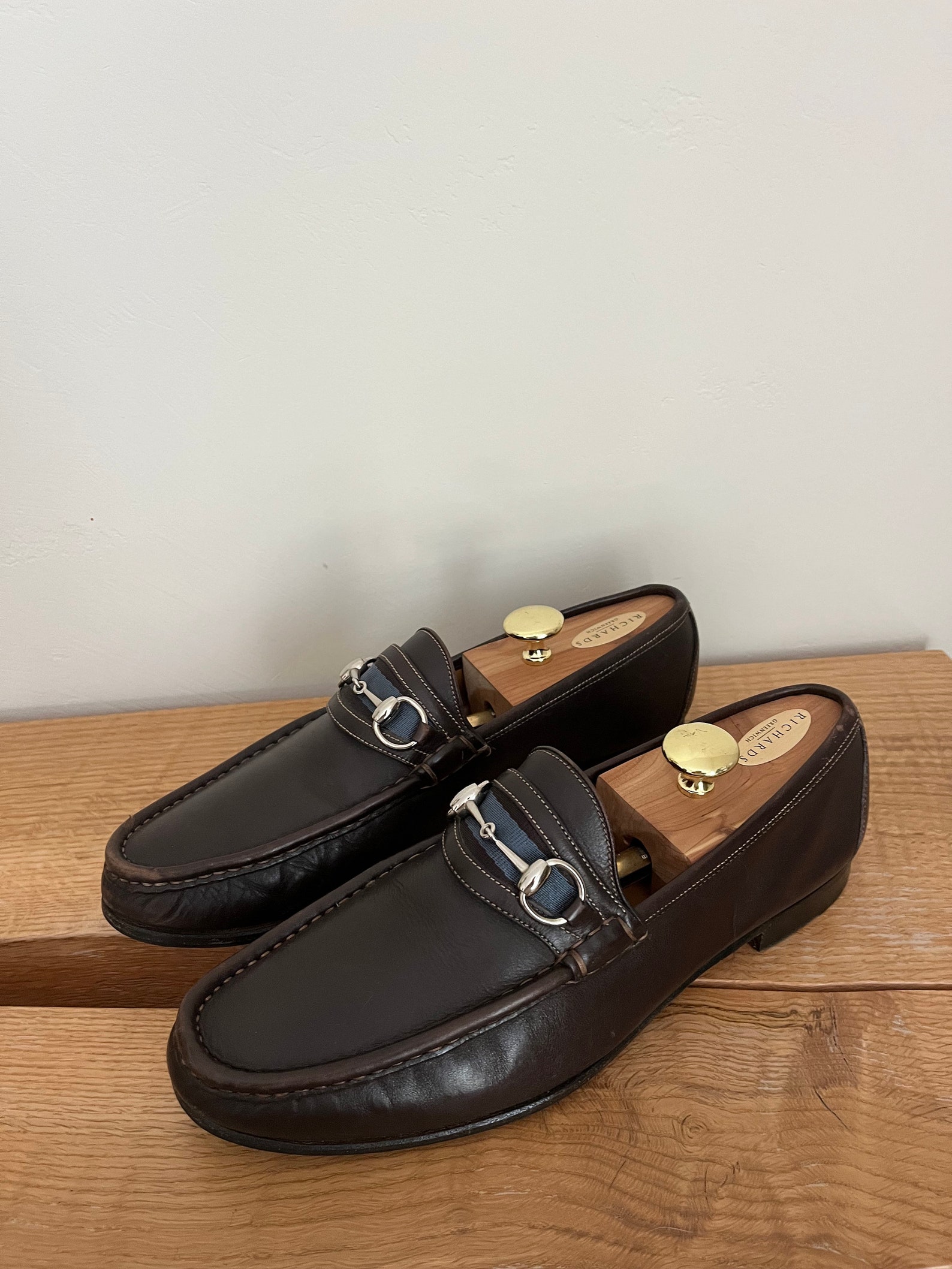 Vintage Gucci Horsebit Loafers - Etsy