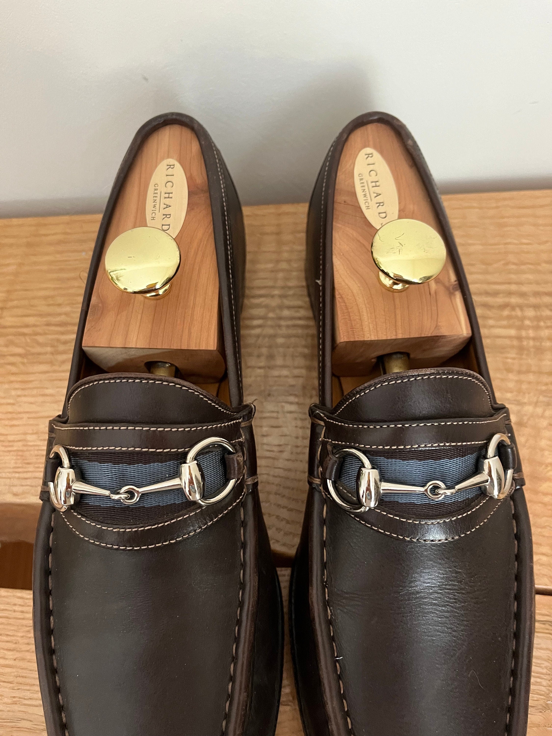 Vintage Gucci Horsebit Loafers - Etsy