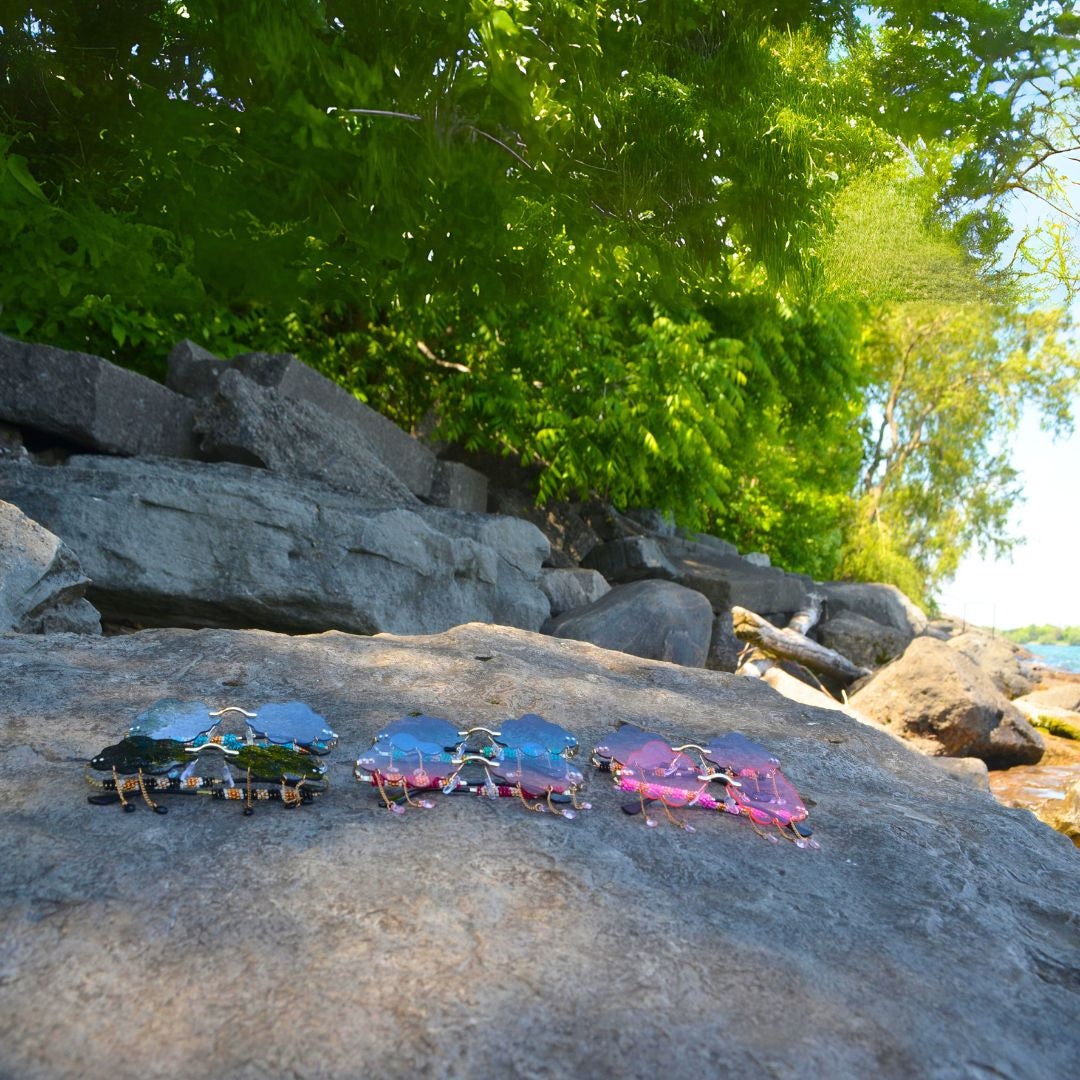 Indigenous Beaded Sunglasses, Native American Beaded Sunglasses - Etsy