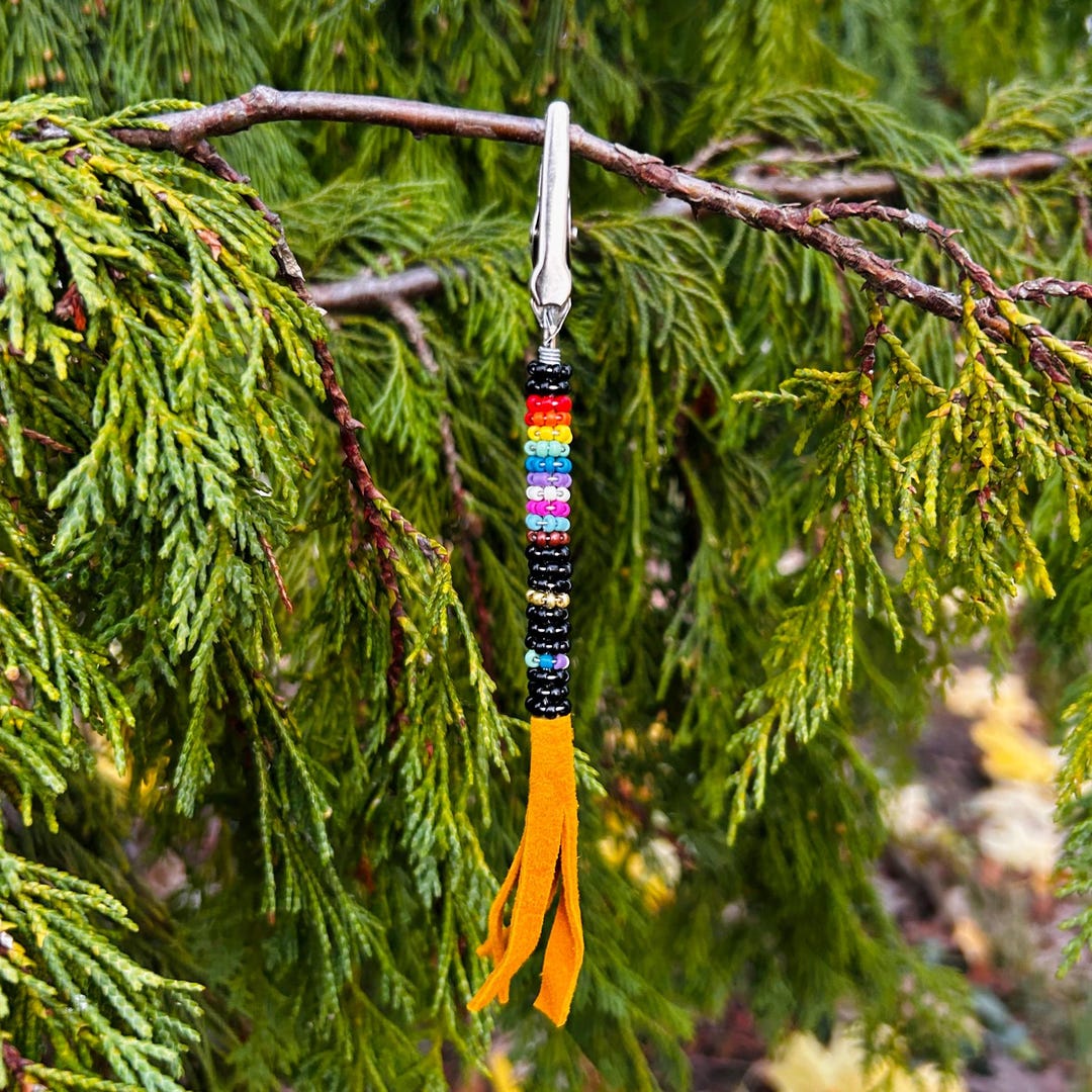 Pride Cigarette Holder, Two-spirit Smoke Holder, Rainbow Indigenous ...