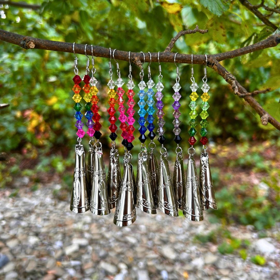 Crystal Jingle Cone Earrings, Jingle Cone Earrings, Jingle Cones ...