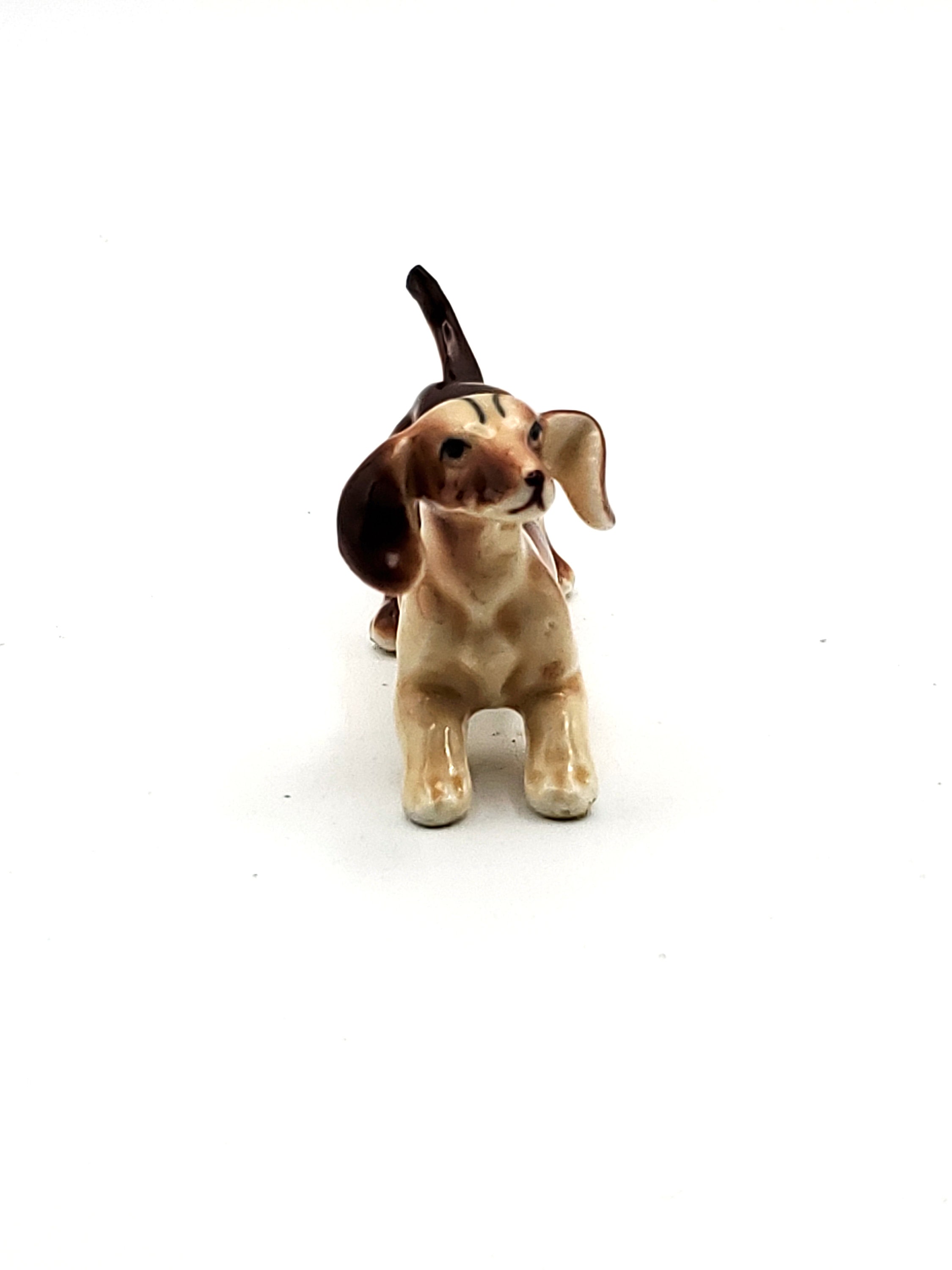 Dachshund Porcelain Miniature Wiener Dog 3 Hand Painted - Etsy