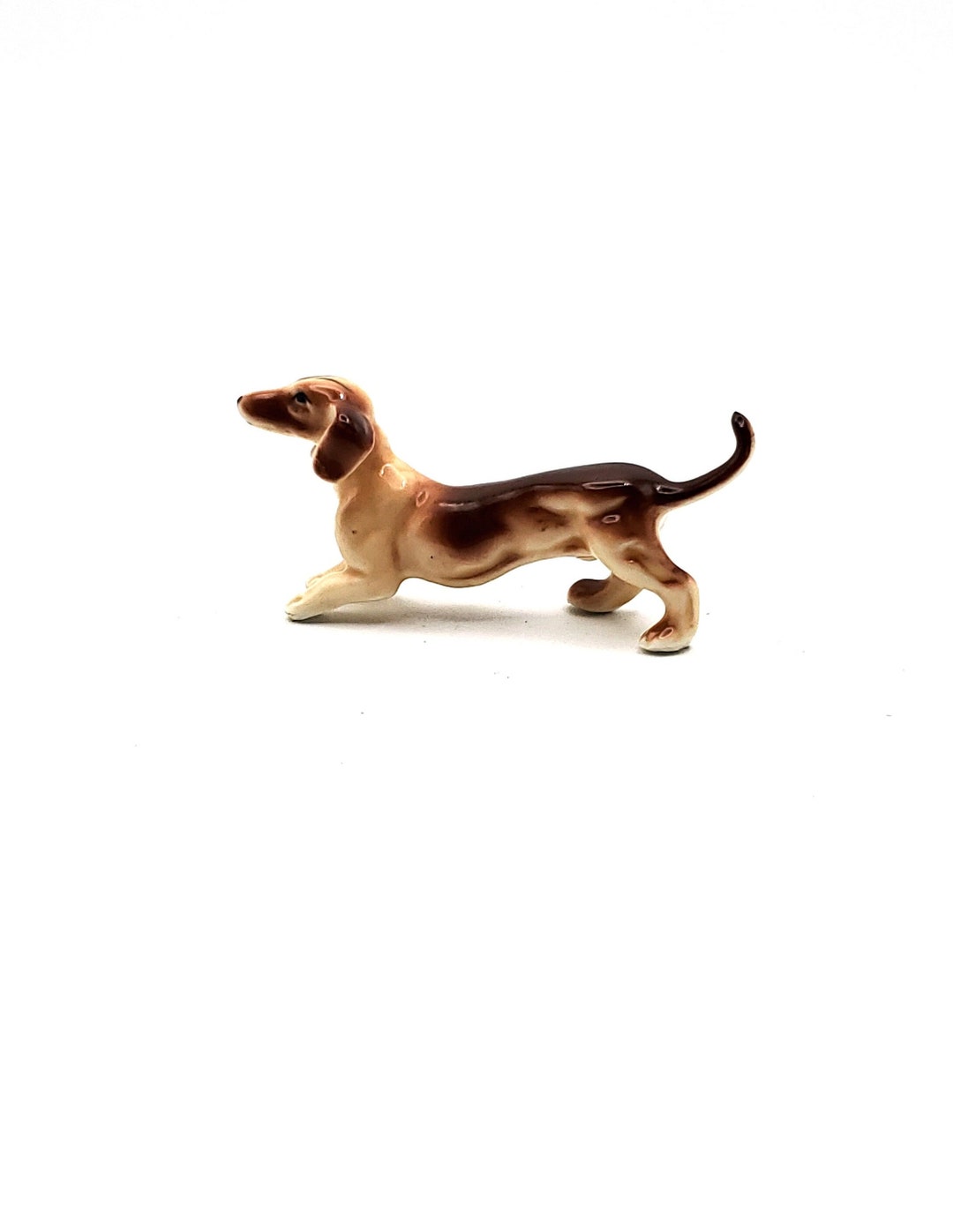 Dachshund Porcelain Miniature Wiener Dog 3 Hand Painted - Etsy