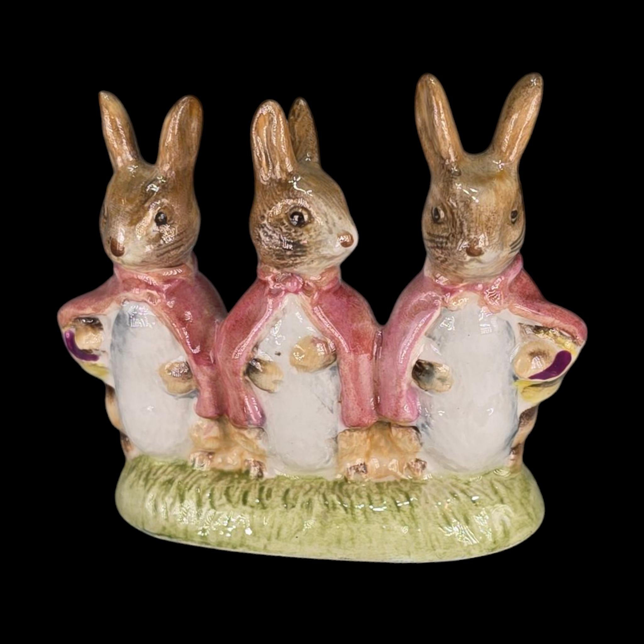 Beatrix Potter by Royal Albert of England Rabbits Flopsy Mopsy ...