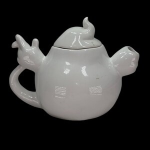 Awesome 1980s Whimsical Ghost Teapot Halloween Decor, Vintage Not so ...