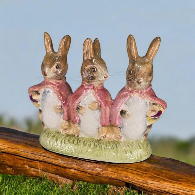 Beatrix Potter by Royal Albert of England Rabbits Flopsy Mopsy ...