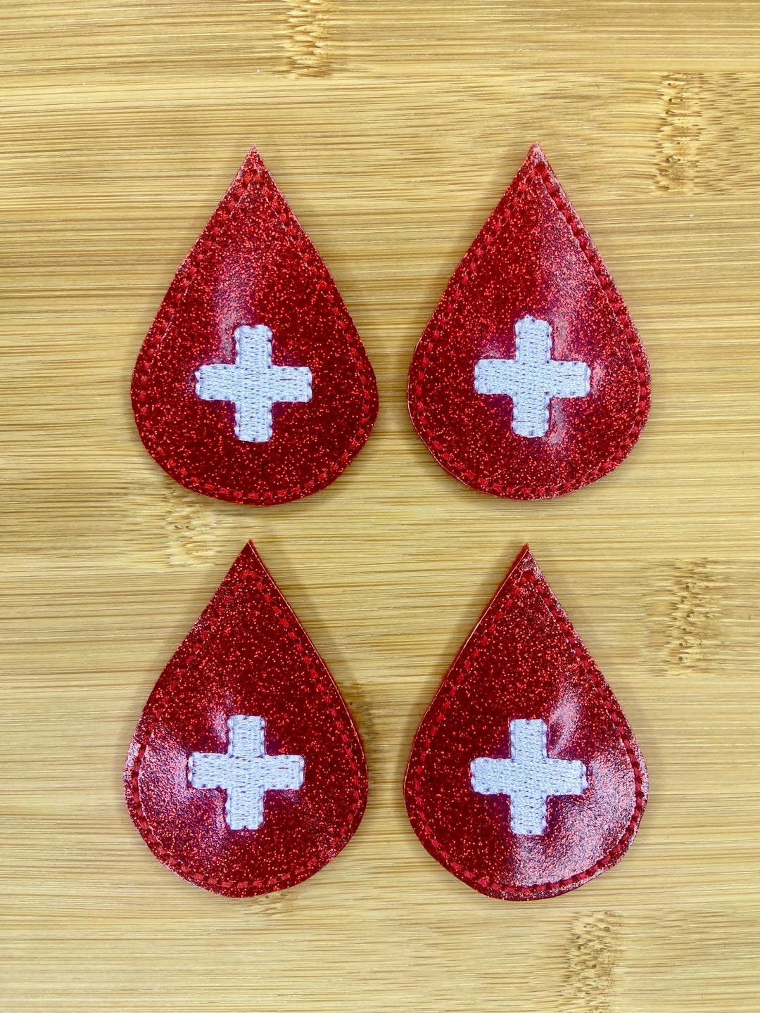 Phlebotomy Tech Blood Drop Nurse Feltie *pack of 4* - Etsy
