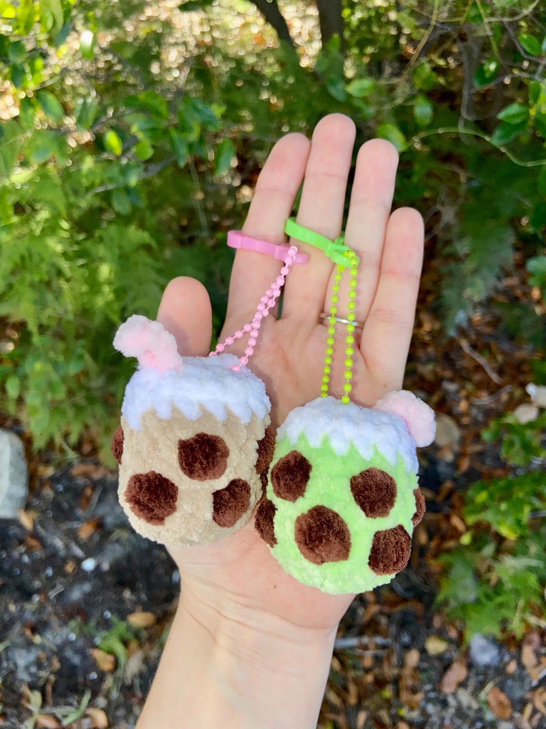 Boba Tea Keychain Handmade Crocheted - Etsy