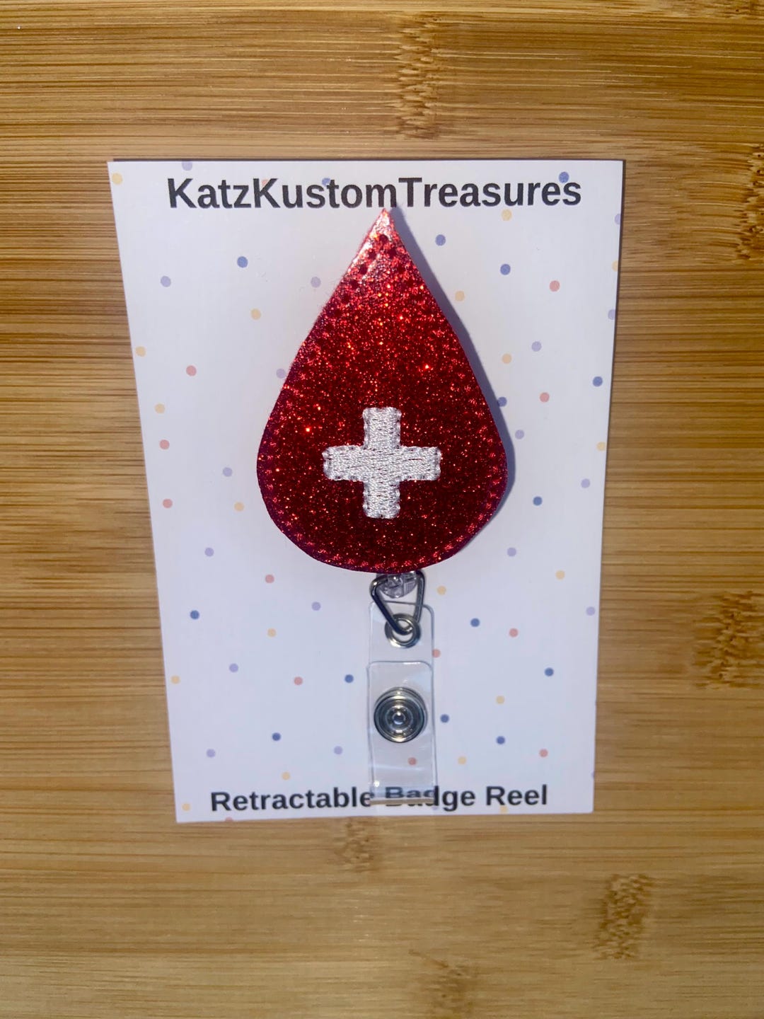 Phlebotomy Tech Badge Reel Nursing Badge Blood Drop Badge Reel - Etsy