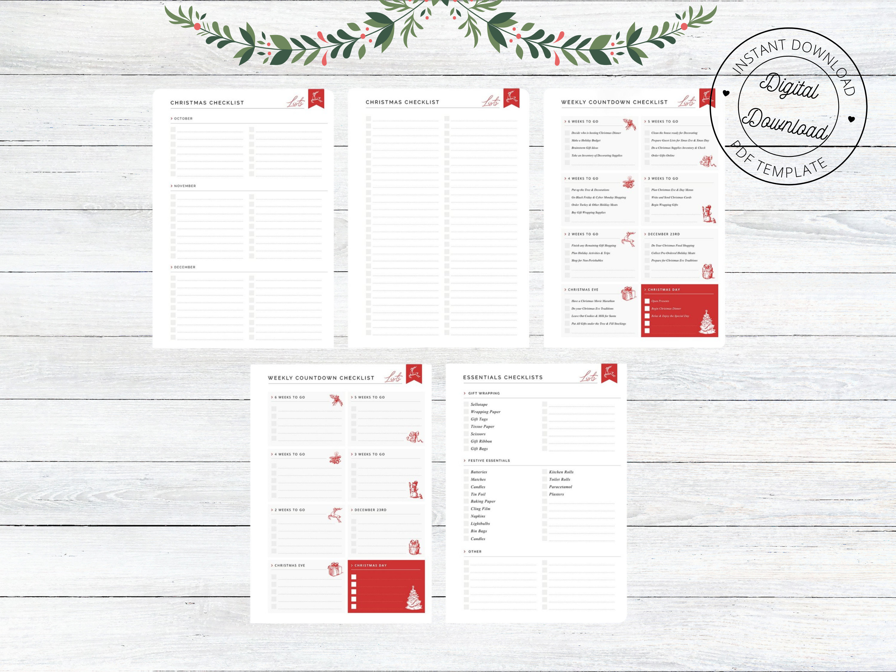 Christmas Planner Printable Gift Planner Christmas Instant Etsy christmas-planner-printable-gift-planner-christmas-instant-etsy