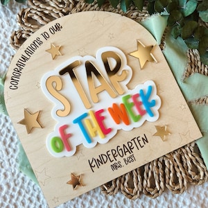 Star of the Week, Star Student, Student of the Week, Teacher Photo Prop ...