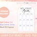 My First Year Board SVG, Birthday SVG, Photo Prop, Digital File, Laser ...
