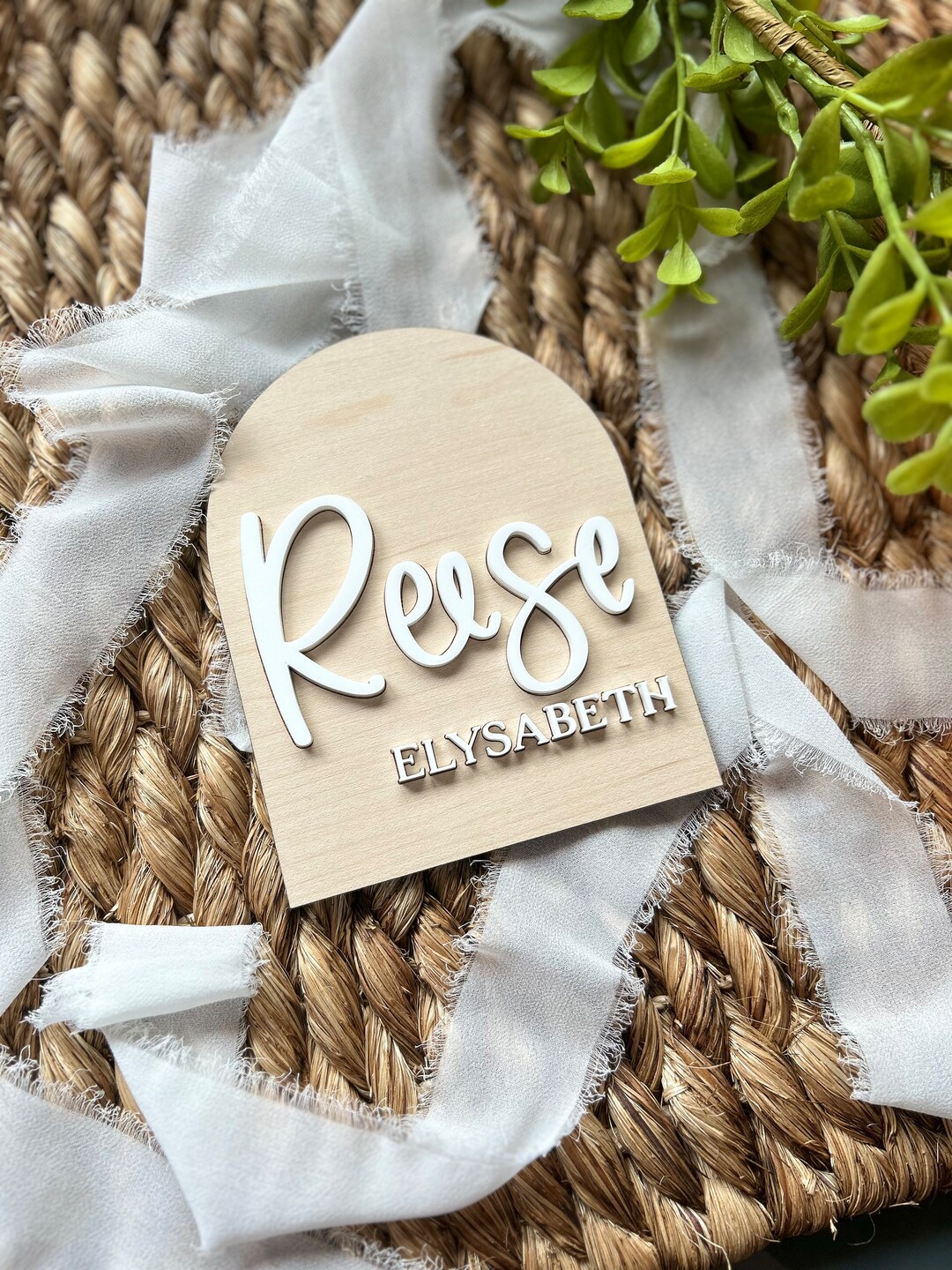 Name Announcement Sign, 3D Name Sign, Name Announcement, Acrylic Name ...