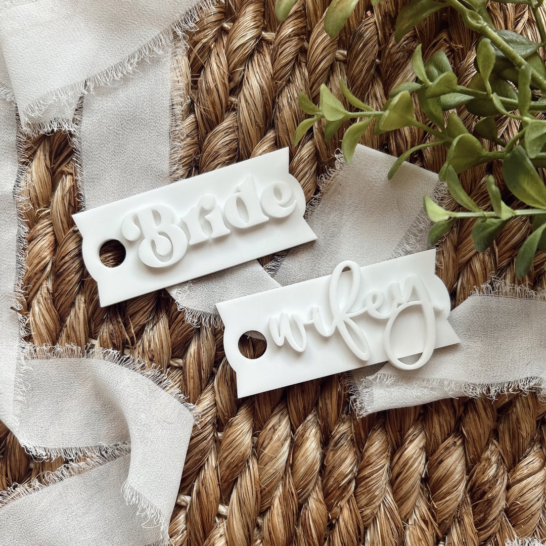 Bride Stanley Topper, Acrylic Cup Topper, Wifey Stanley Topper, Stanley ...