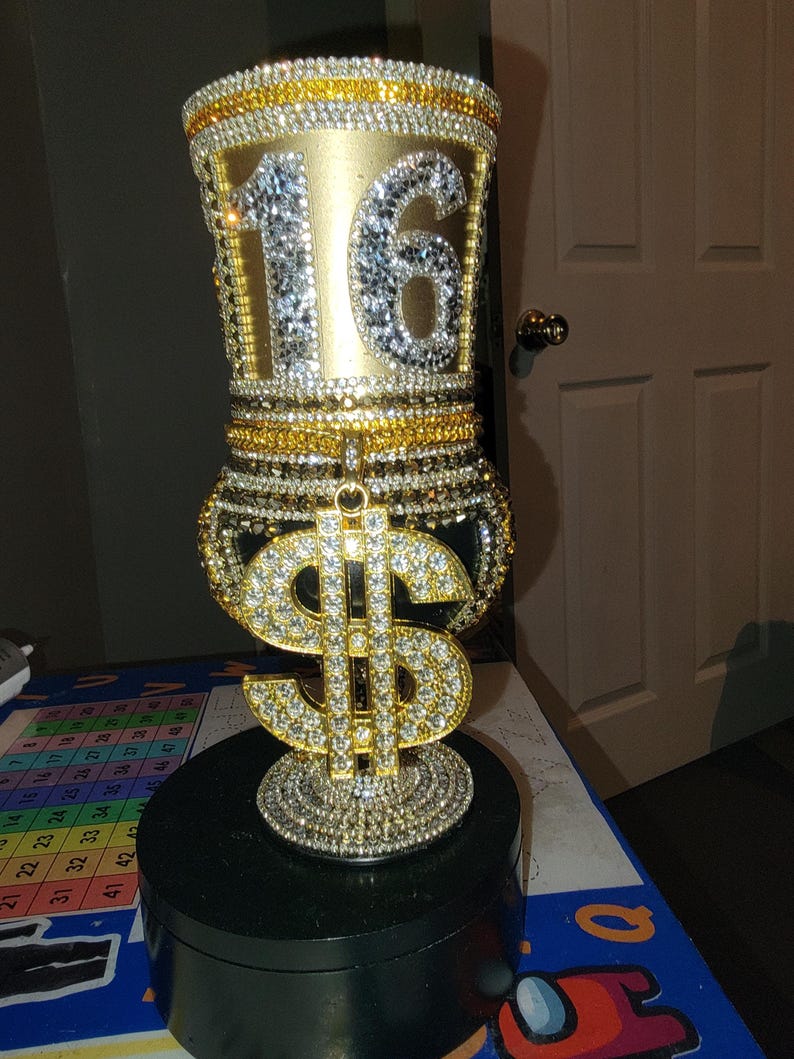 Pimp Cup With Money Sign and Chain - Etsy