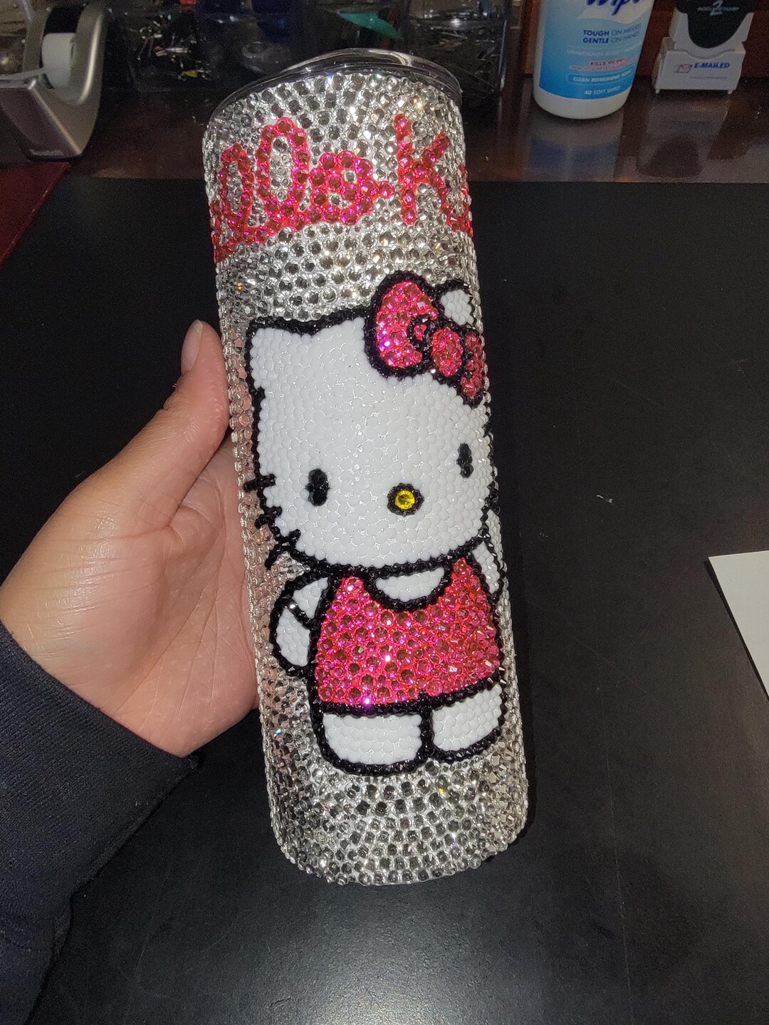 Hello Kitty Bling Tumbler - Etsy