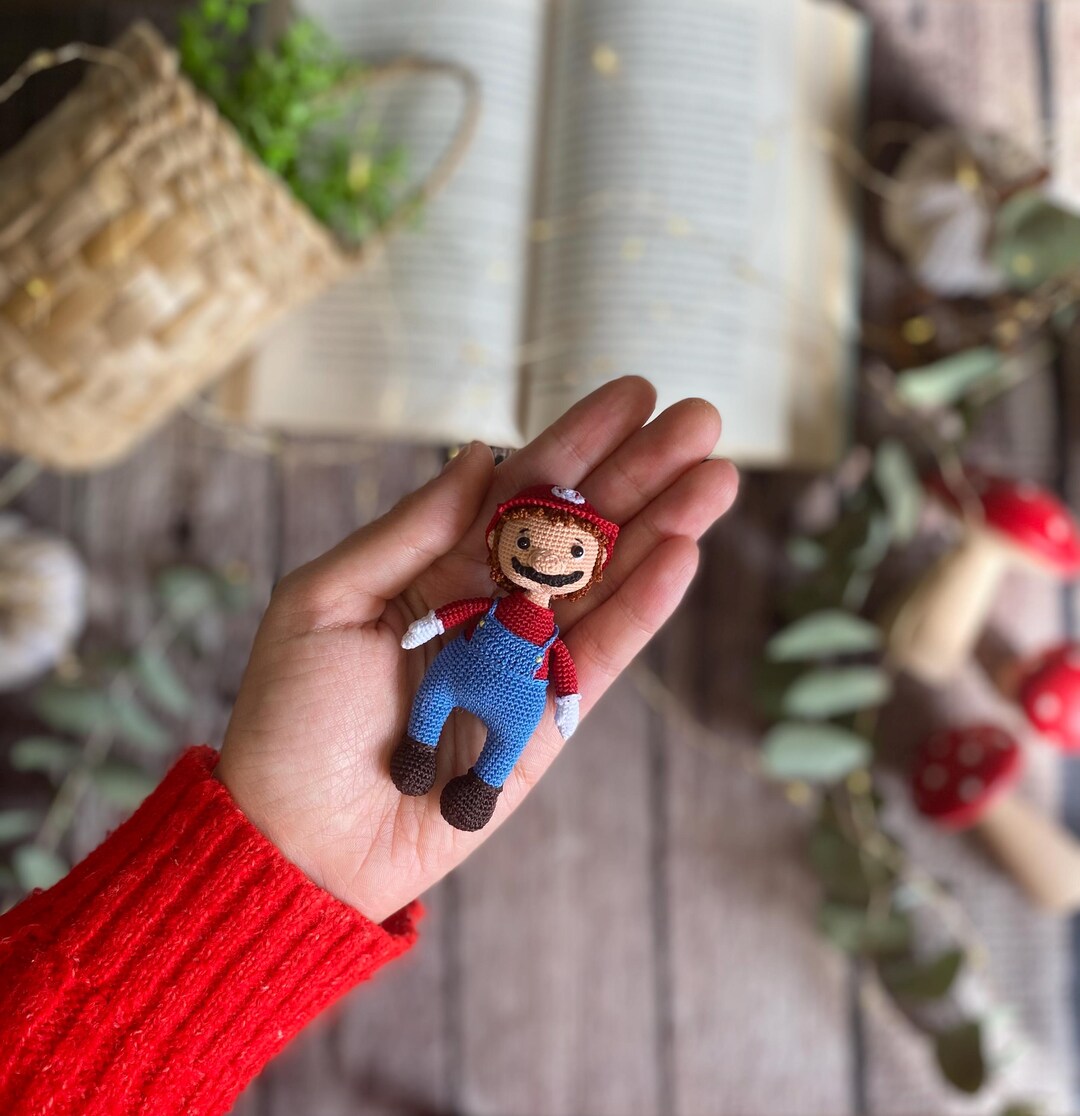 Amigurumi Miniature Super Mario , Miniature Mario , Video Game ...