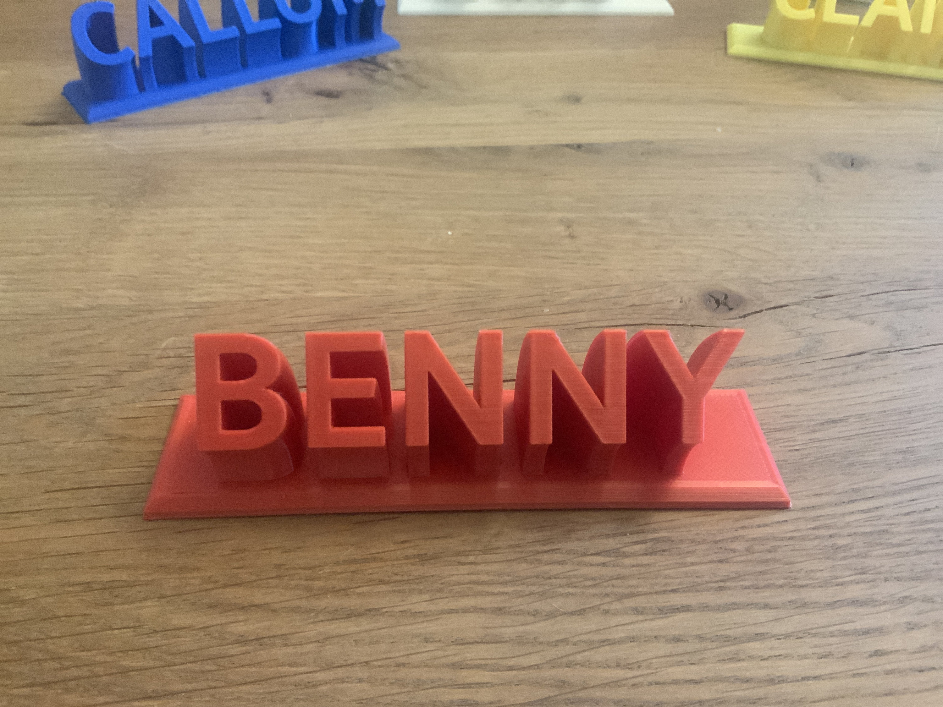 Custom 3D Printed Desk Name Plates | Etsy