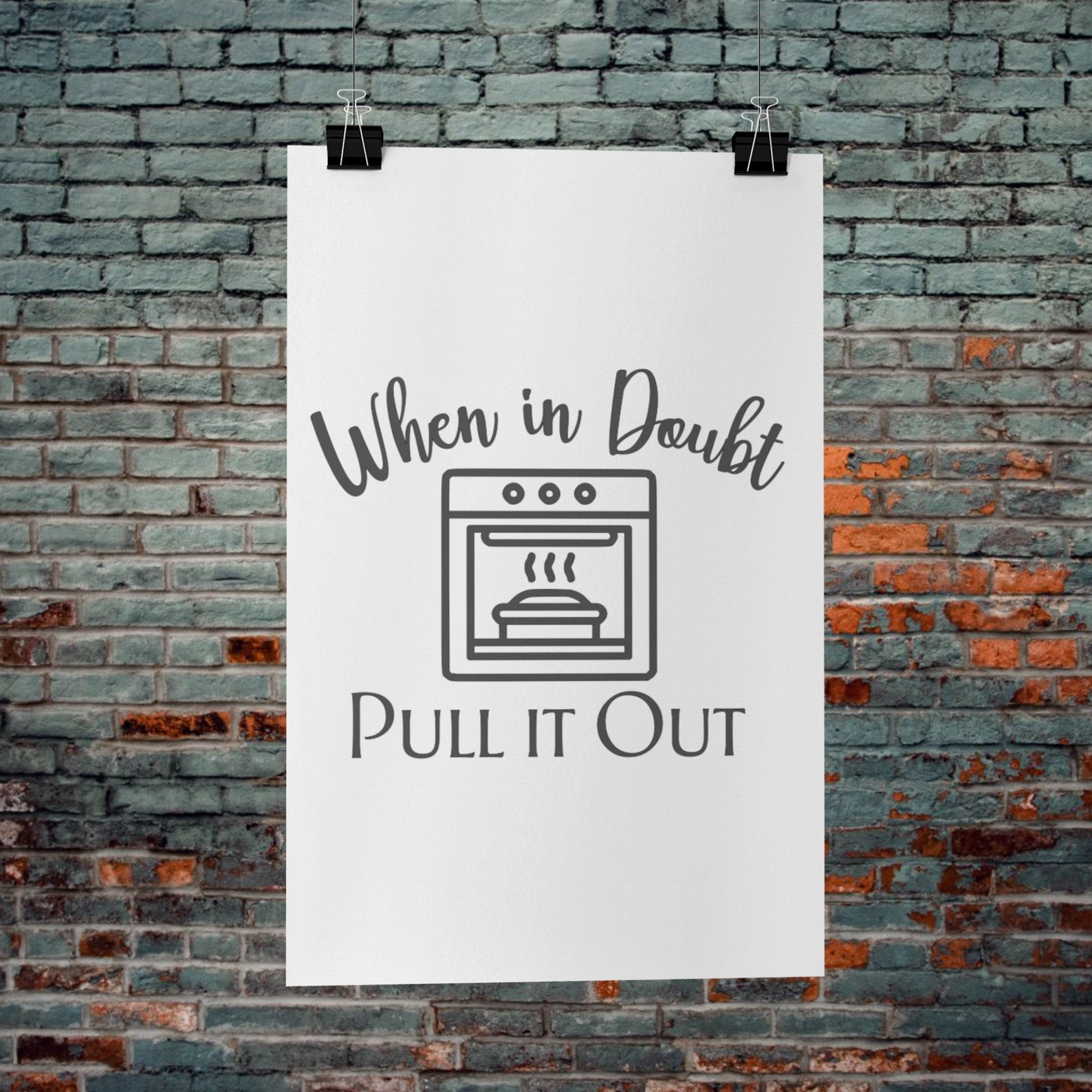 When in Doubt, Pull It Out Digital Download / Funny Artwork / Funny ...